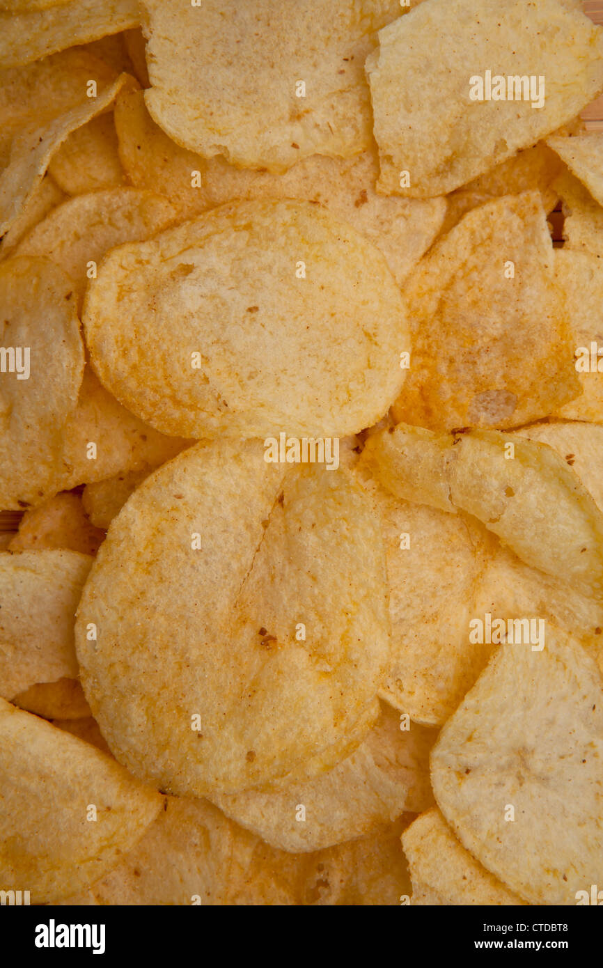 Chips laid out together Stock Photo - Alamy