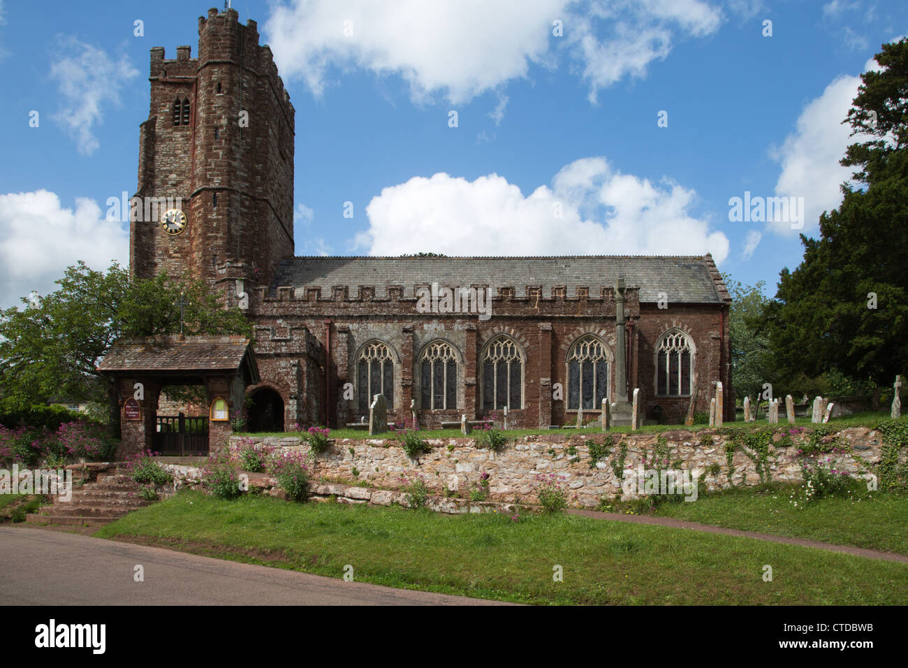 english church in kenn devon Stock Photo - Alamy