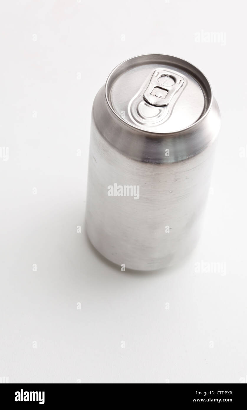High angle view of a closed can Stock Photo - Alamy