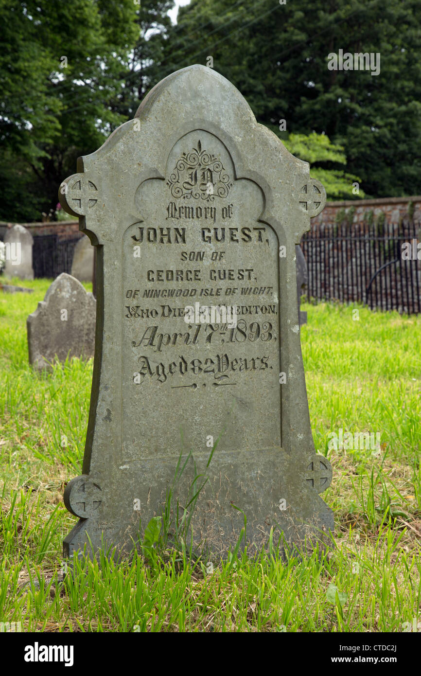 English gravestone hi-res stock photography and images - Alamy