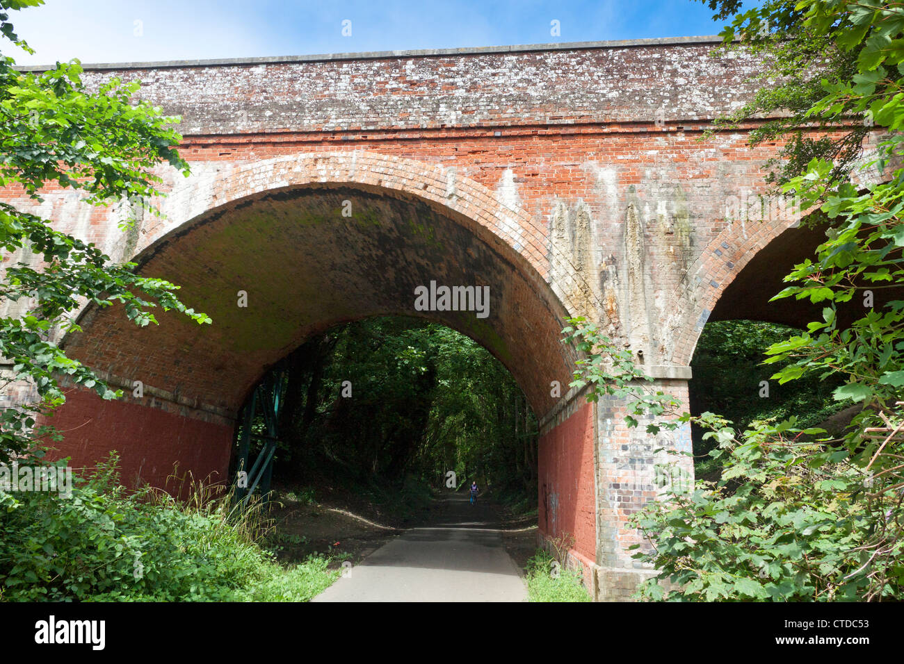 Bridge over the Rodwell Trail in Weymouth Dorset Stock Photo - Alamy