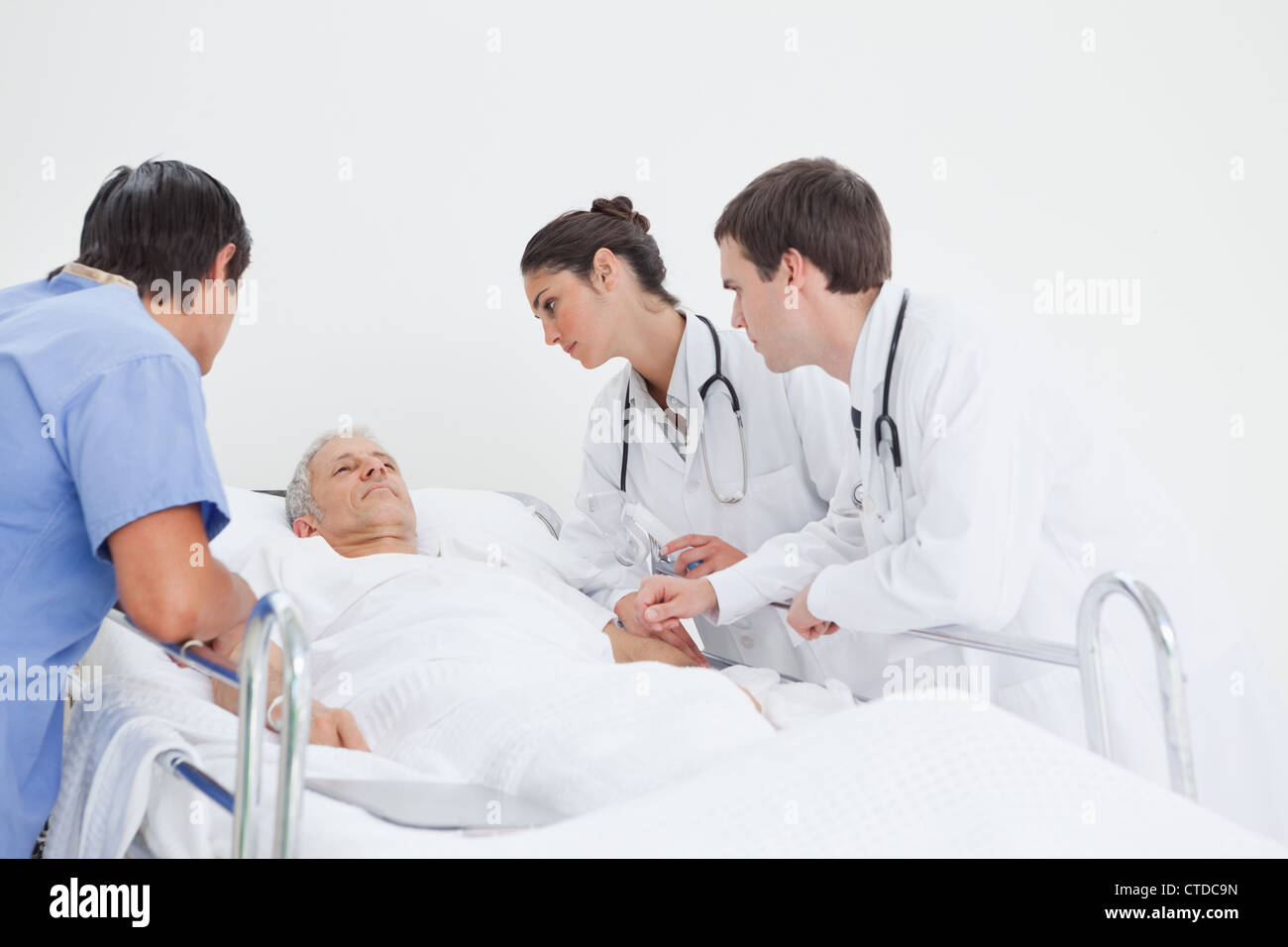 Who is a patient at the hospital hi-res stock photography and images ...