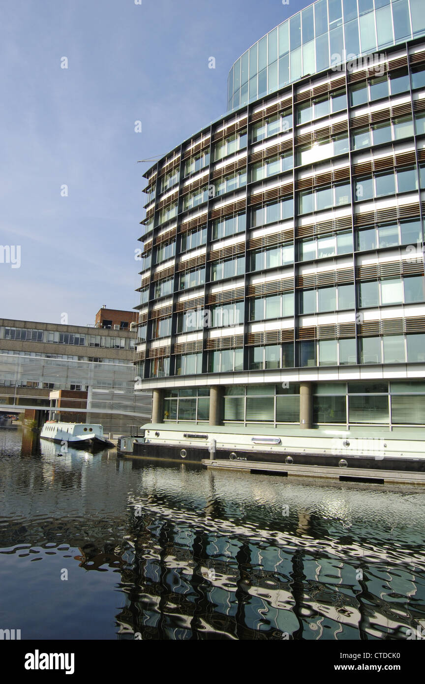 Waterfront office building in Paddinton, London, England Stock Photo ...