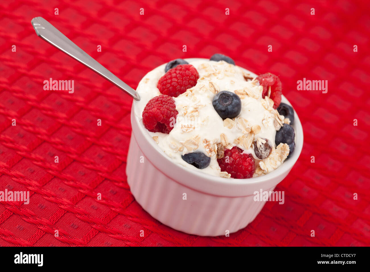 Pot of cream dessert hi-res stock photography and images - Alamy