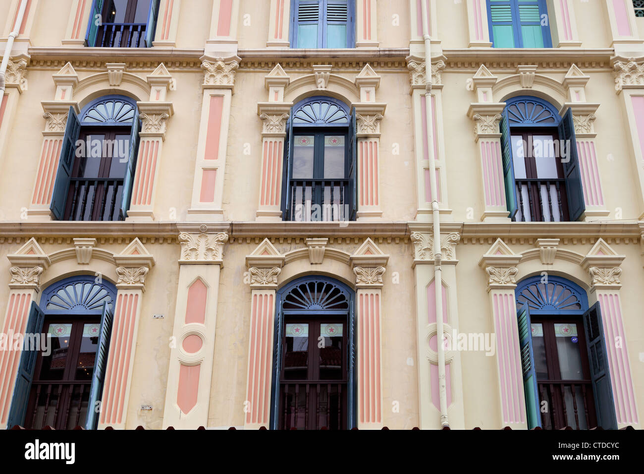 Old shuttered pink house hi-res stock photography and images - Alamy