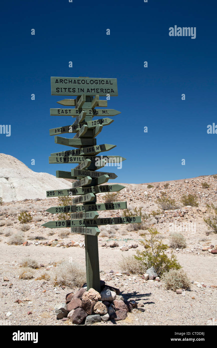 The Calico Early Man Archeological Site Stock Photo - Alamy