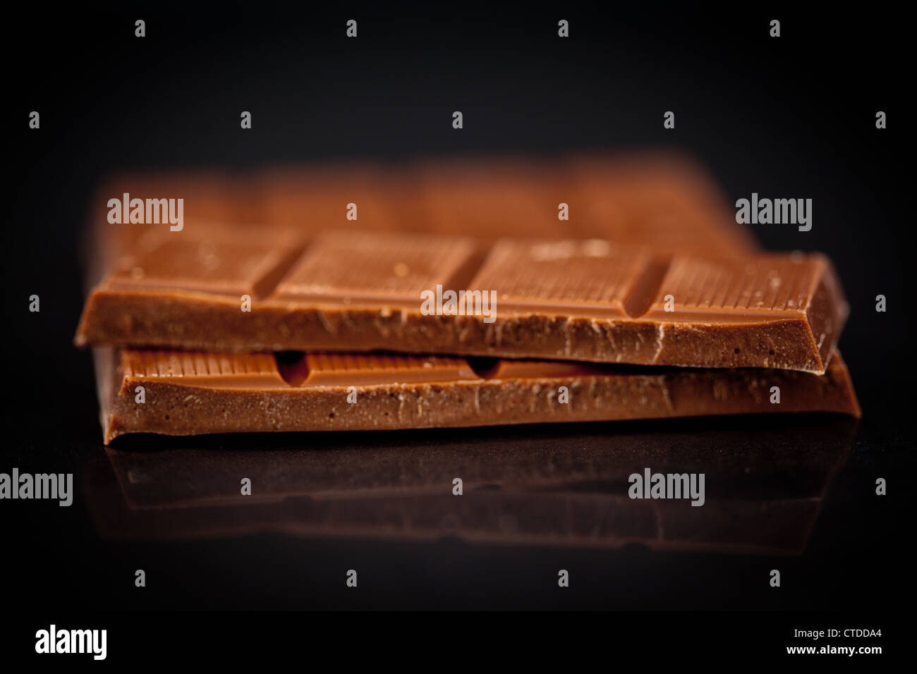 Blurred bar of chocolate Stock Photo - Alamy