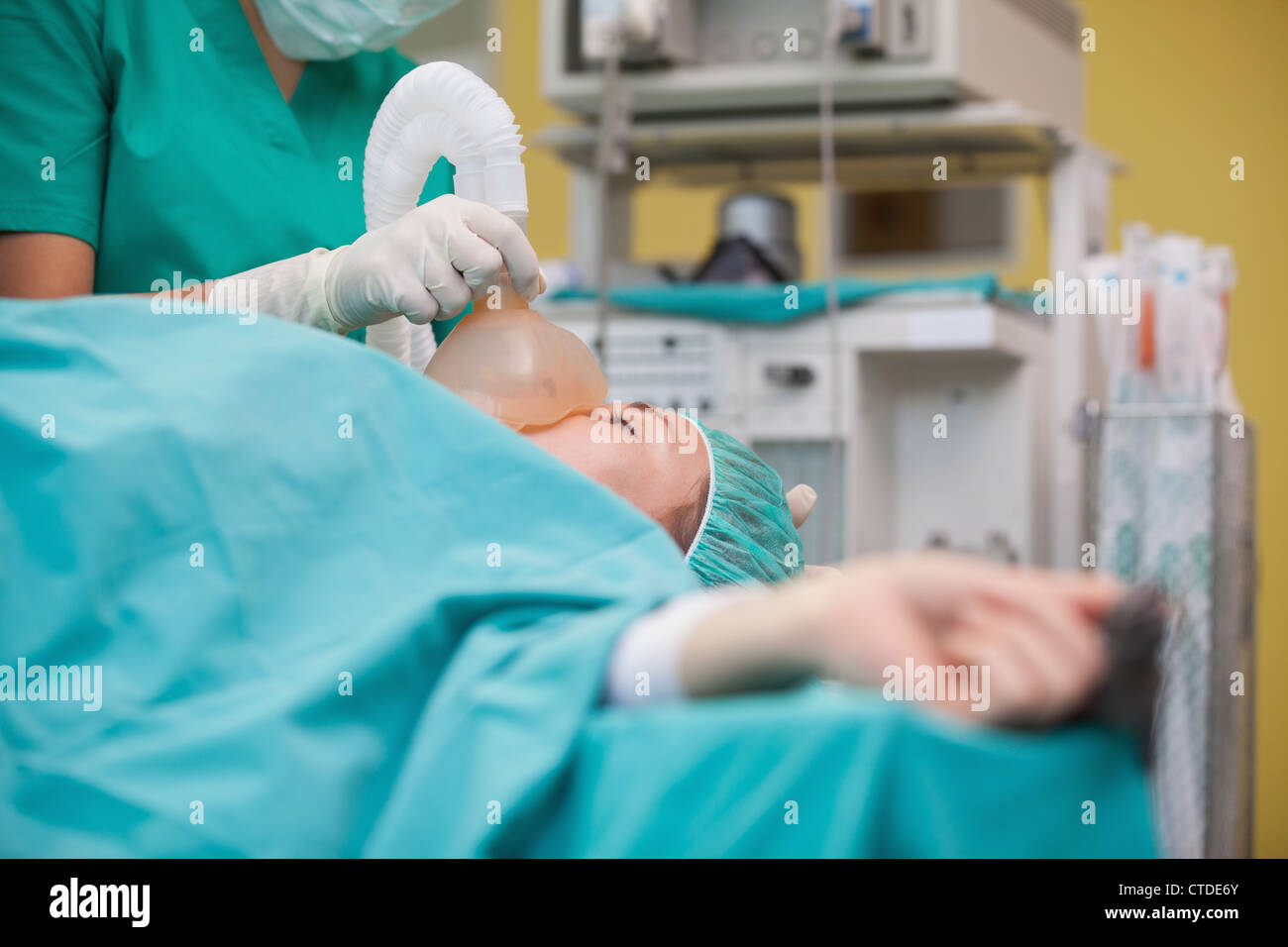 Anesthesia Adult Patient High Resolution Stock Photography and Images ...