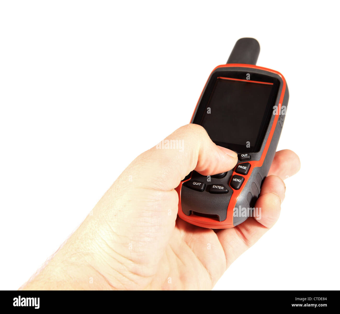 Gps hand hi-res stock photography and images - Alamy