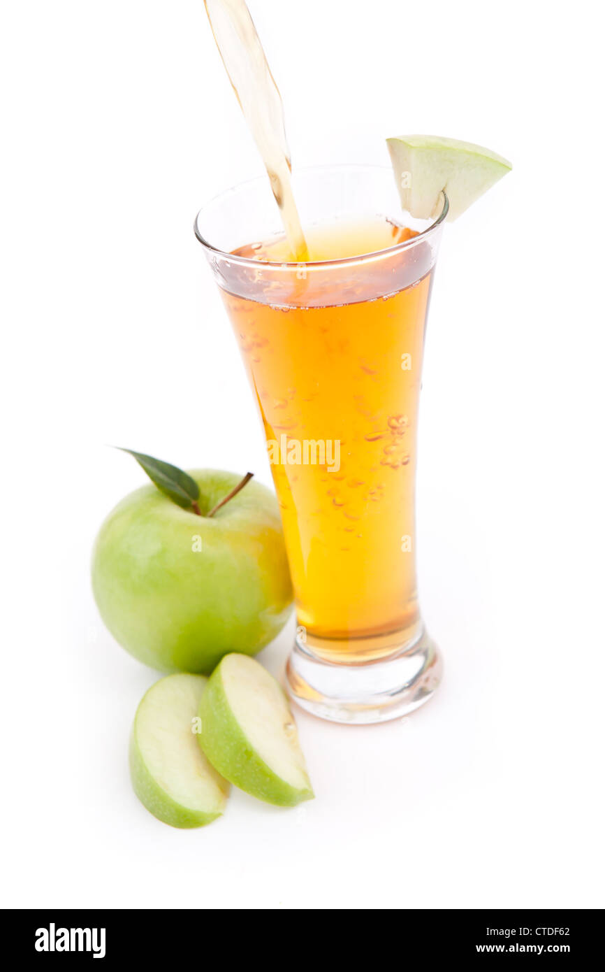 Close up apple juice pouring hi-res stock photography and images - Alamy