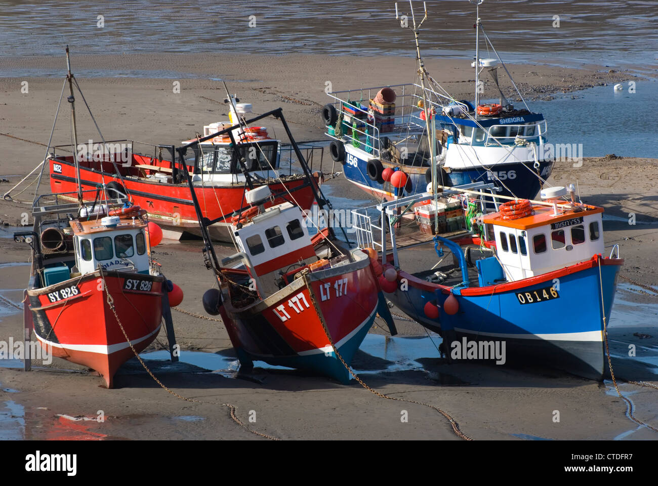 Fishing Boats, Tenby Stock Photo - Alamy