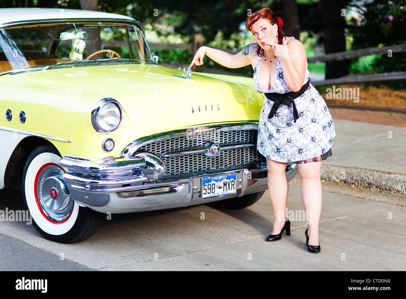1950s pinup classic hi-res stock photography and images - Alamy