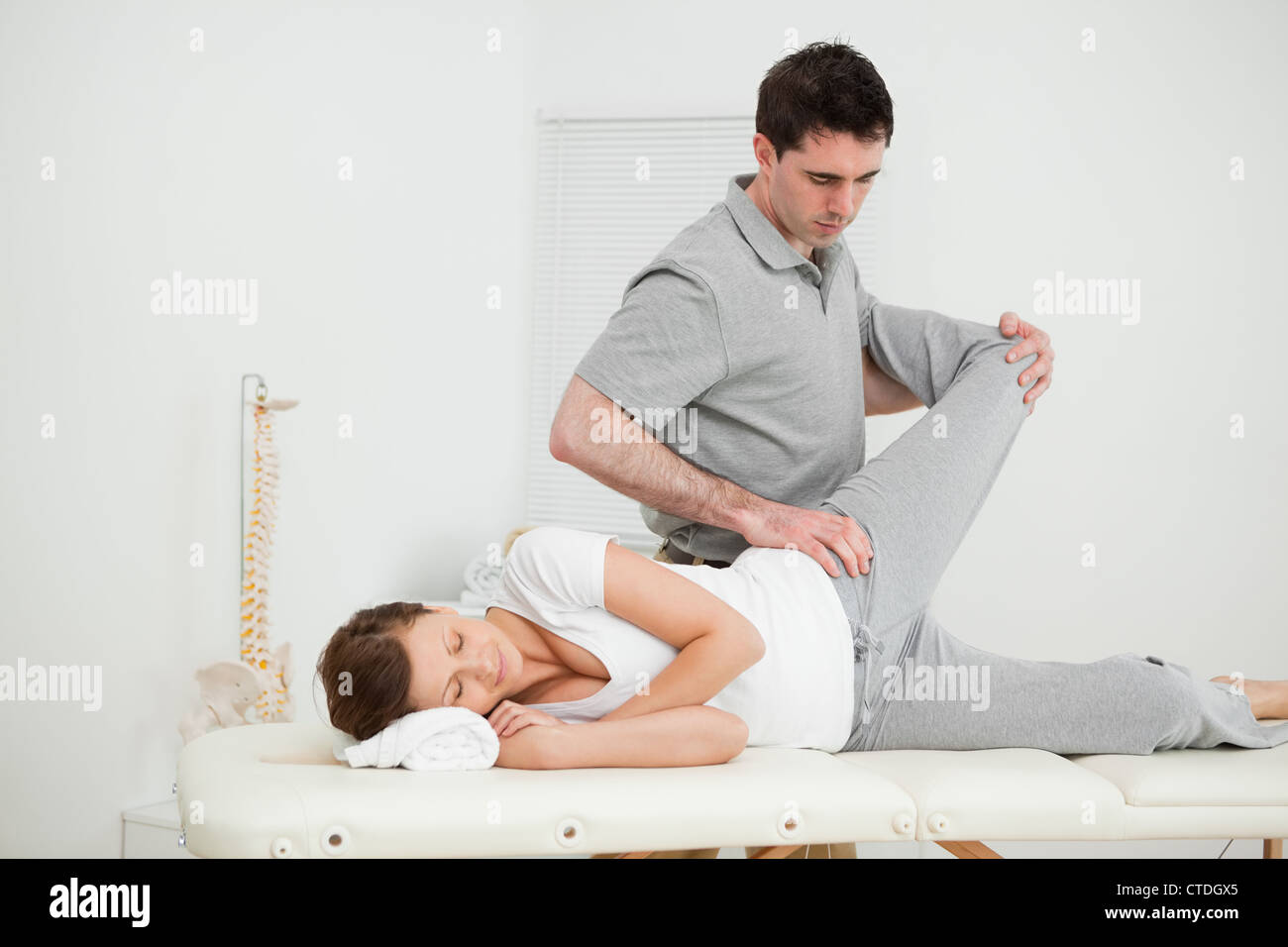 Hip mobilisation hi-res stock photography and images - Alamy