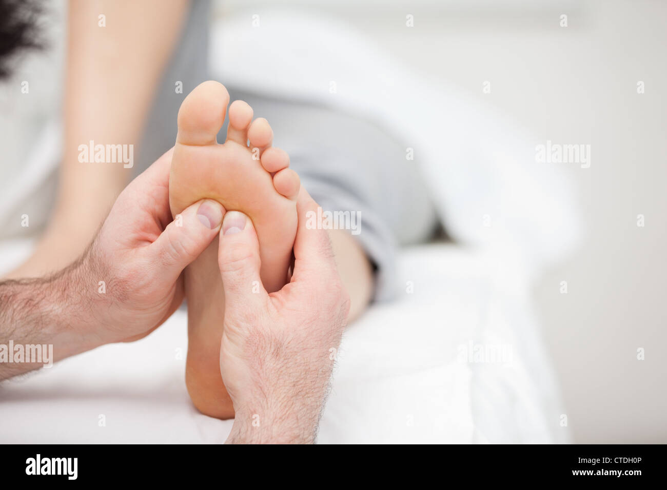 Foot on table hi-res stock photography and images - Alamy