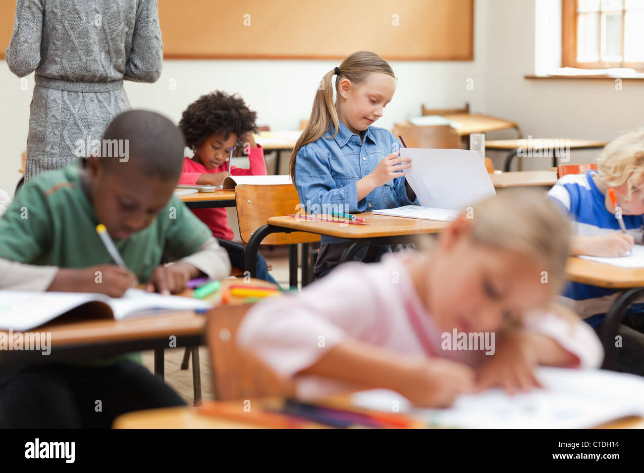 Class at work Stock Photo - Alamy