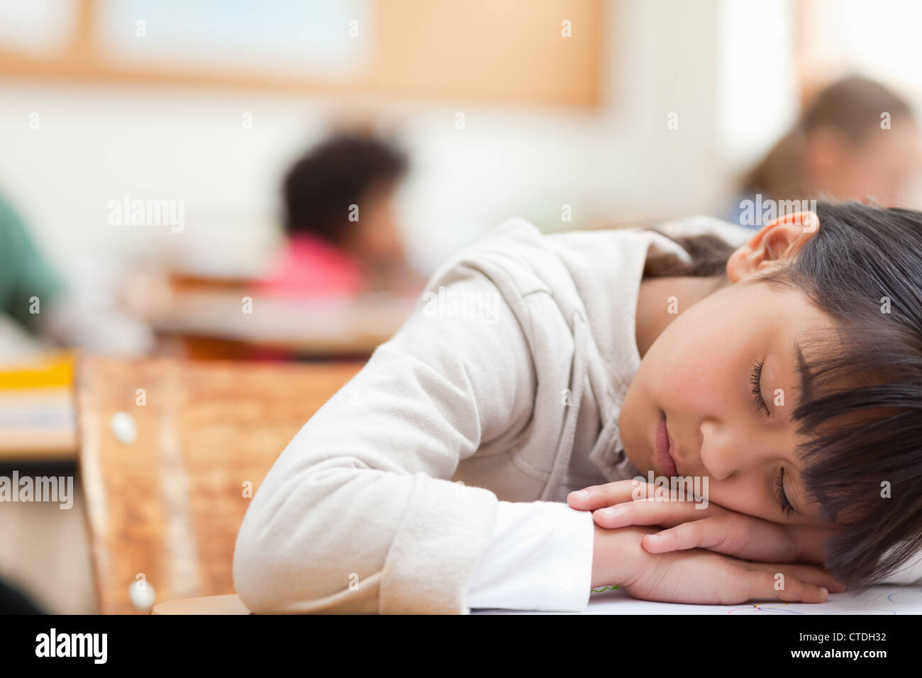 Child dreaming in a classroom hi-res stock photography and images - Alamy
