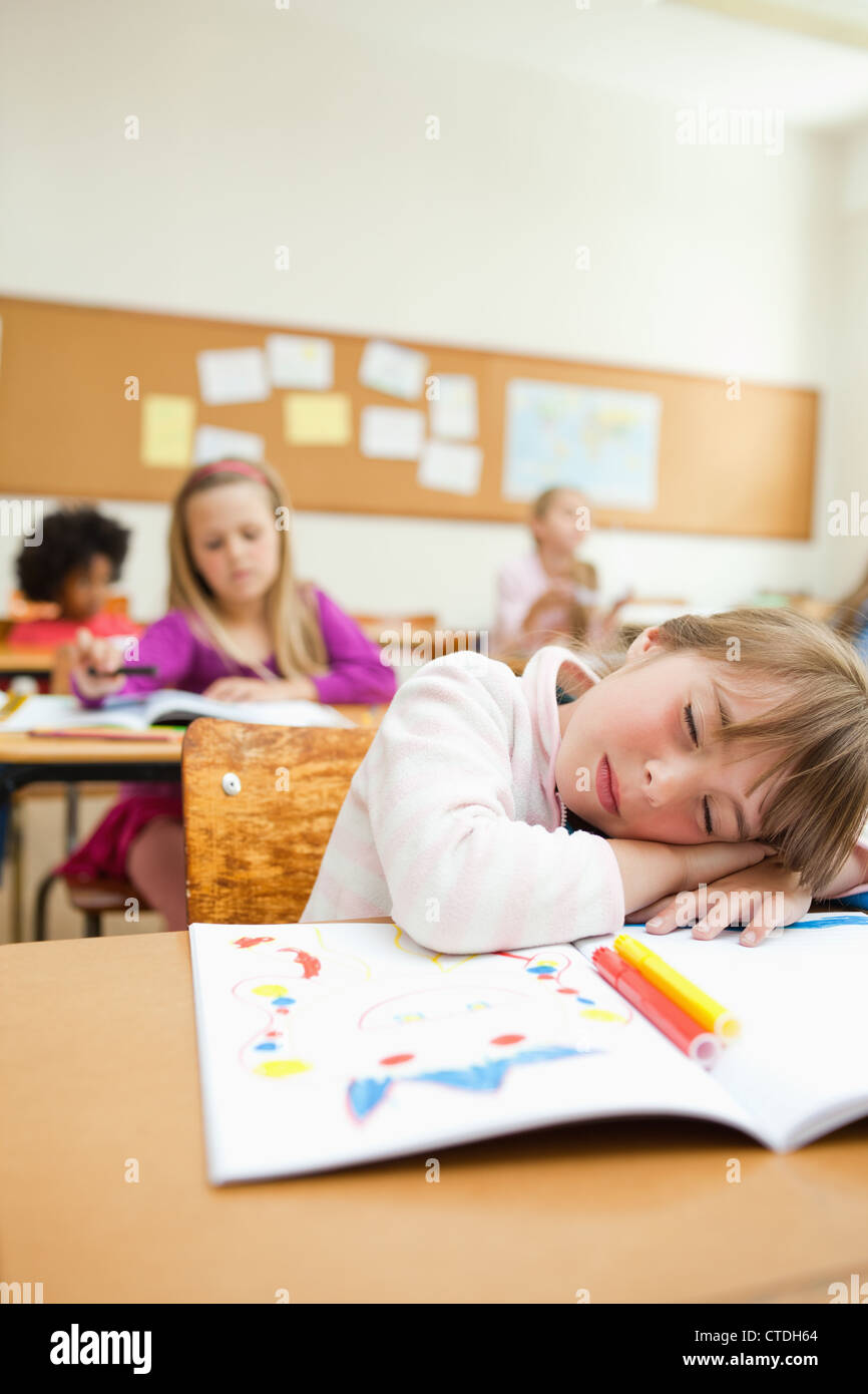 Sleeping child drawing hi-res stock photography and images - Alamy