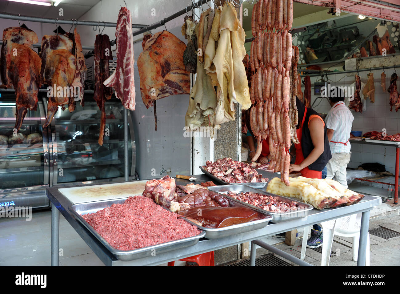 Happy dad carries serious podgy cute son Stock Photo - Alamy