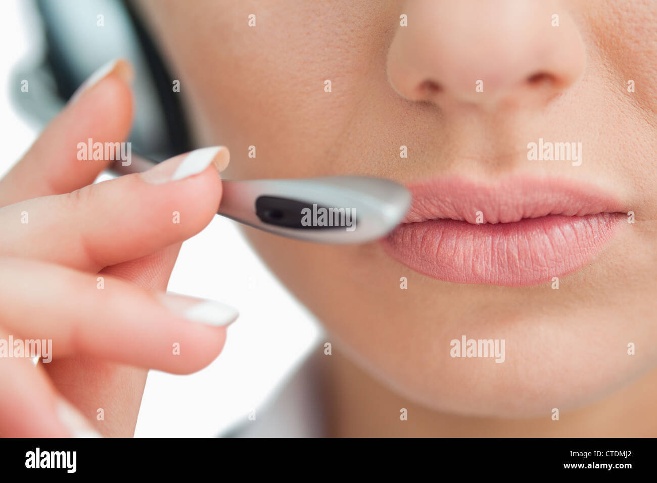 Mouth close up talking confident hi-res stock photography and images ...