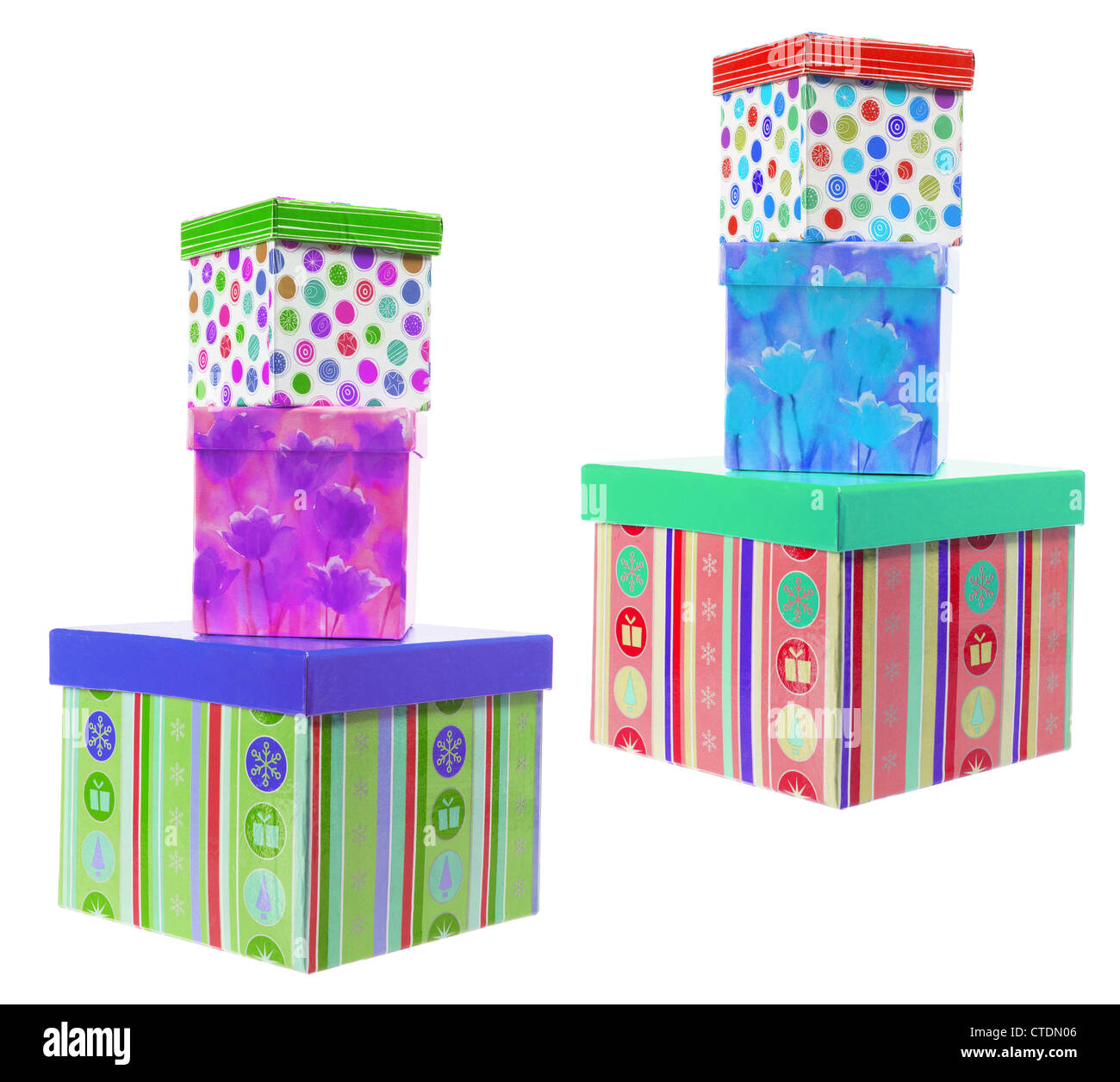 Stacks of boxes cut out hi-res stock photography and images - Alamy