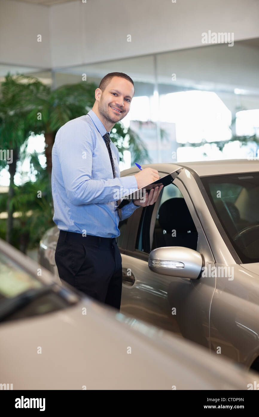 Man holding a file Stock Photo - Alamy