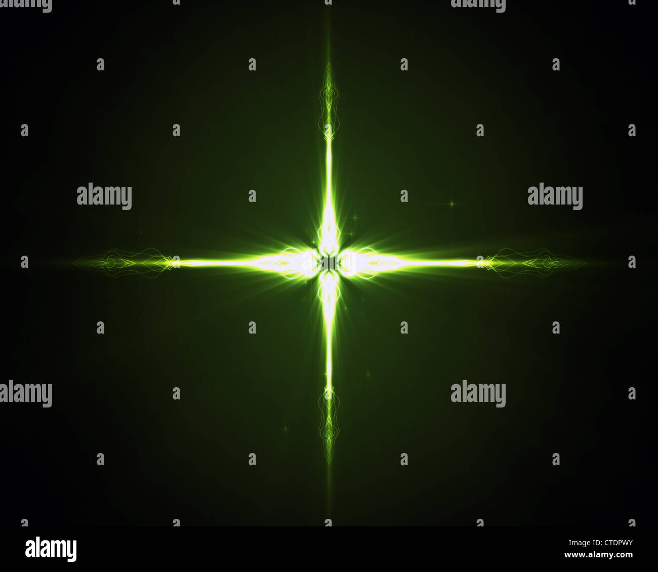 Background of green star Stock Photo - Alamy