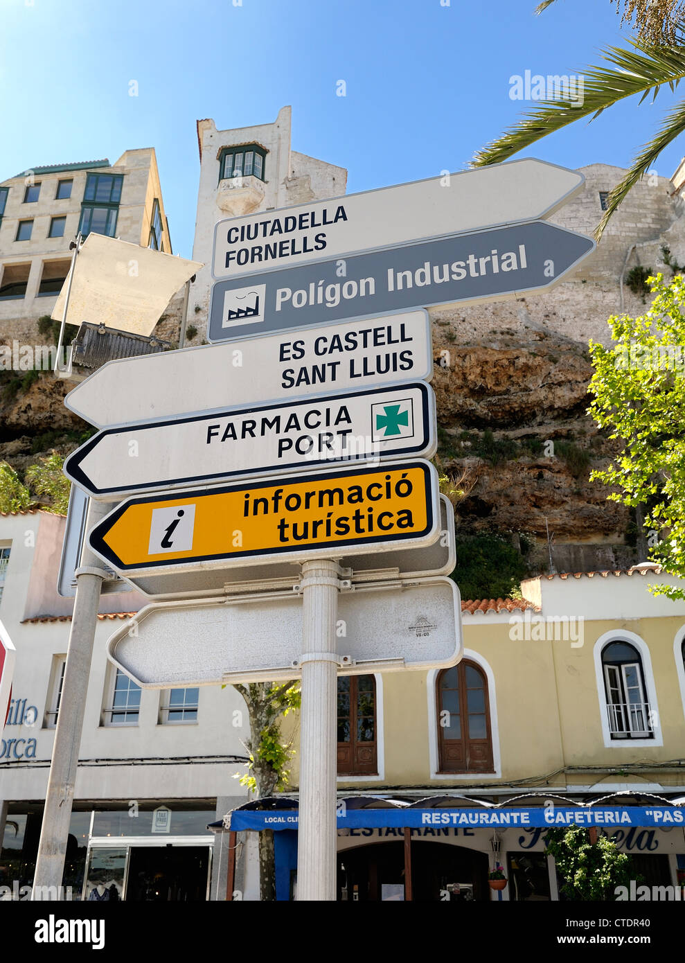 Holiday spain signs hi-res stock photography and images - Alamy