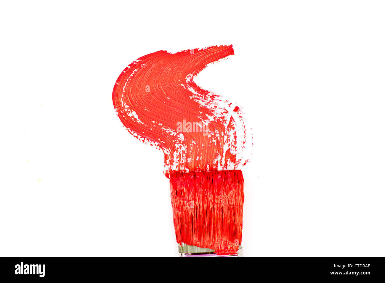 Red brush stroke hi-res stock photography and images - Alamy