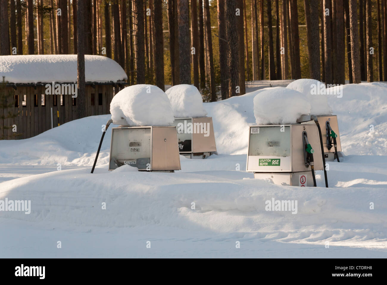 Finland gas station hi-res stock photography and images - Alamy
