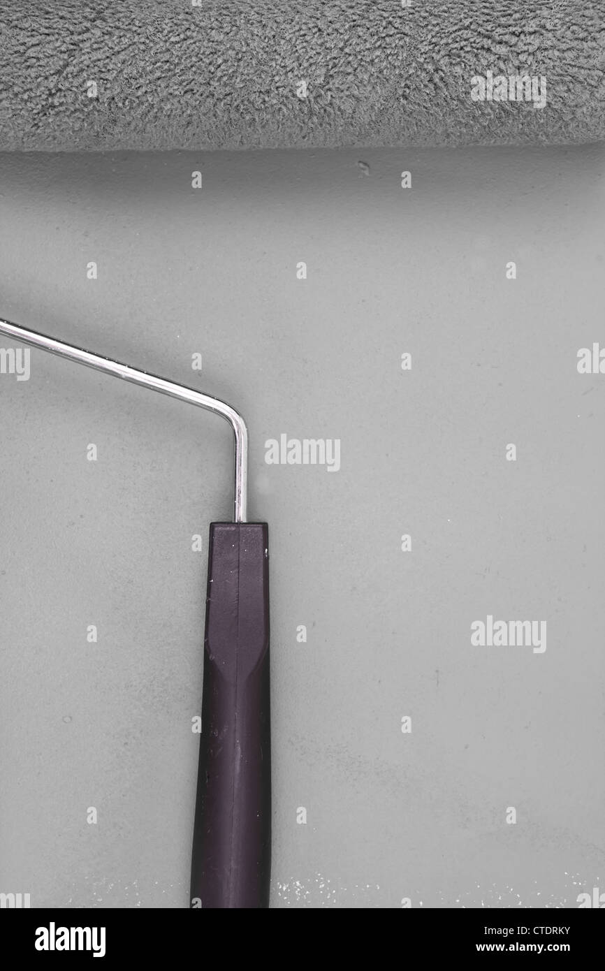 Grey paint brush hi-res stock photography and images - Alamy