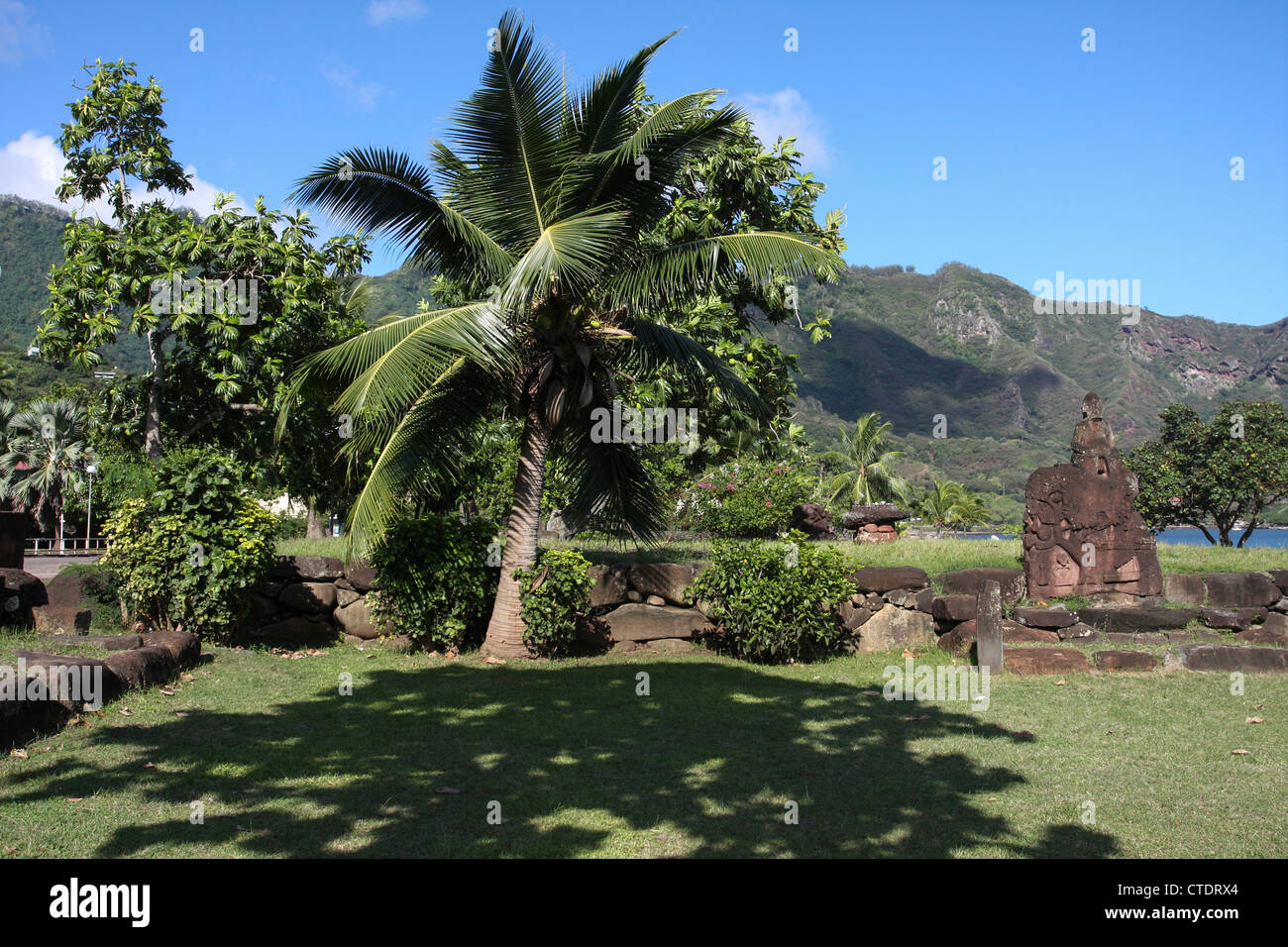 French Polynesia, Nuku Hiva landscape Stock Photo - Alamy