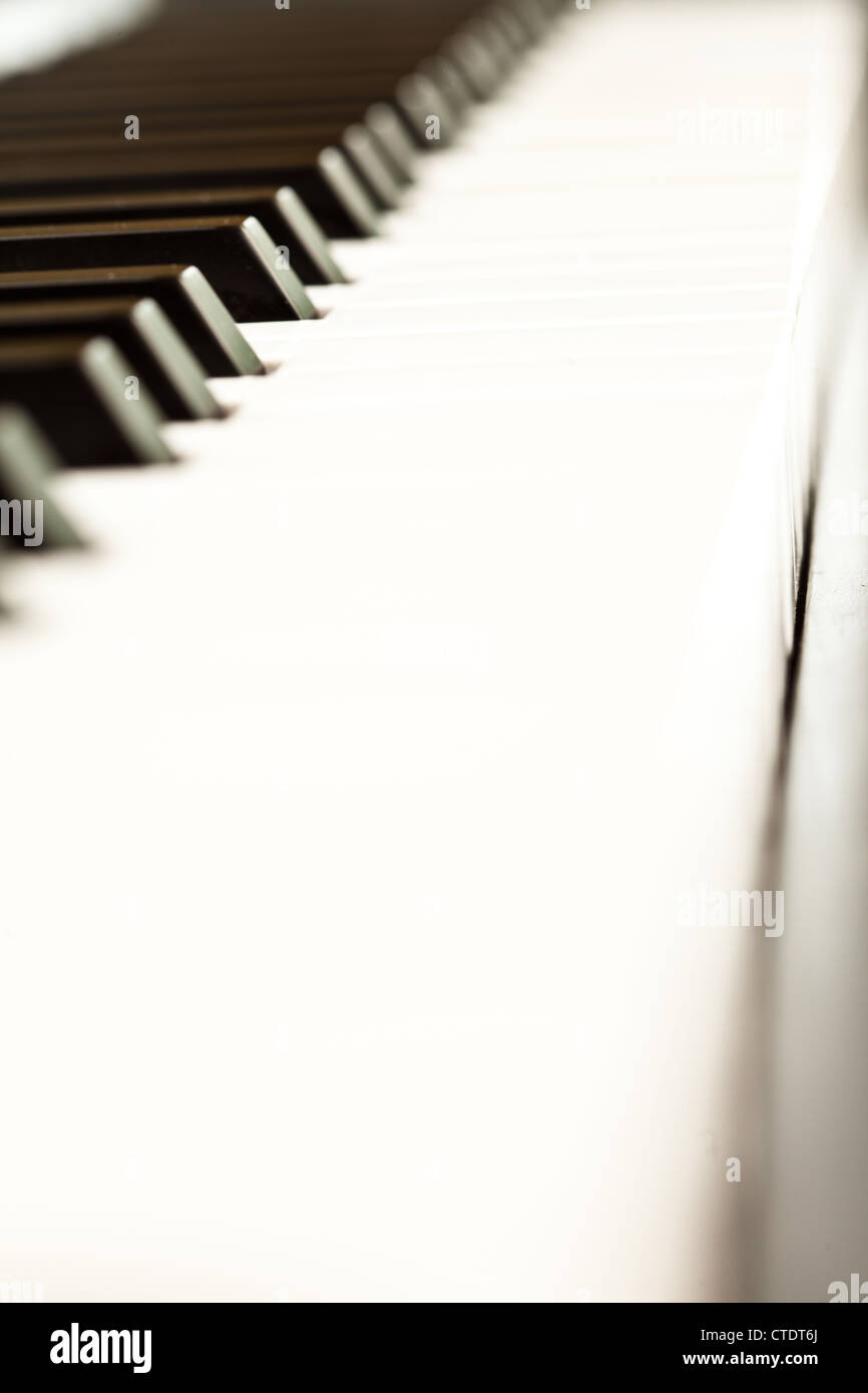 Up close piano keys hi-res stock photography and images - Alamy