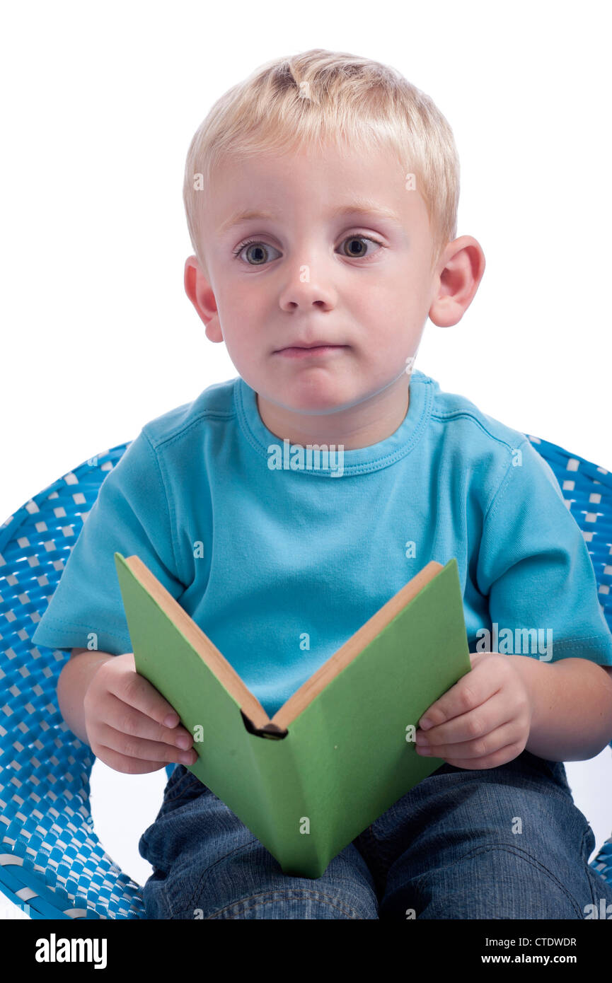 Scared kid reading hi-res stock photography and images - Alamy