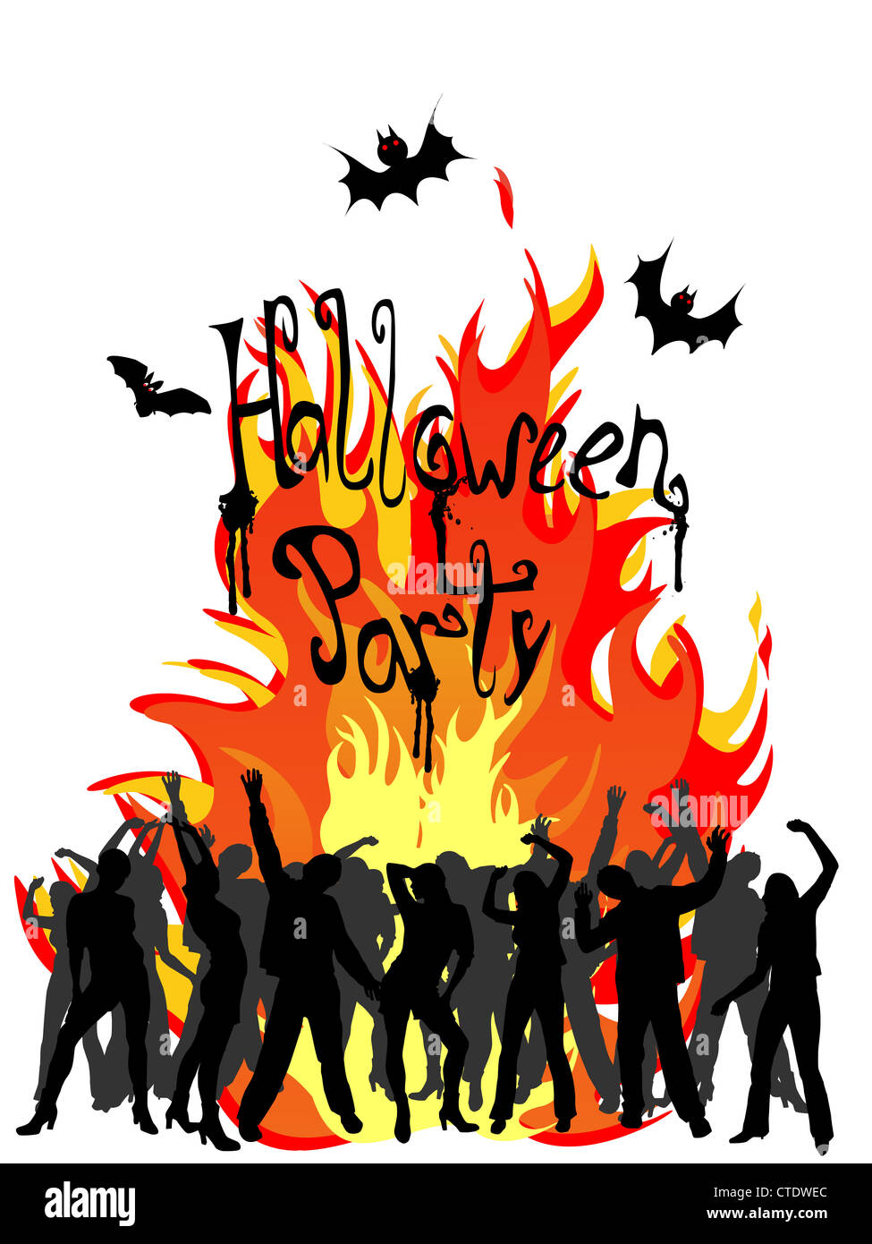 Party friends dance Cut Out Stock Images & Pictures - Alamy