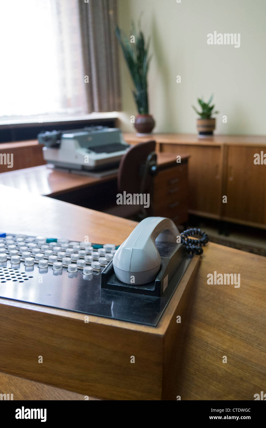 Interior of offices of East German secret Police now STASI Museum in ...