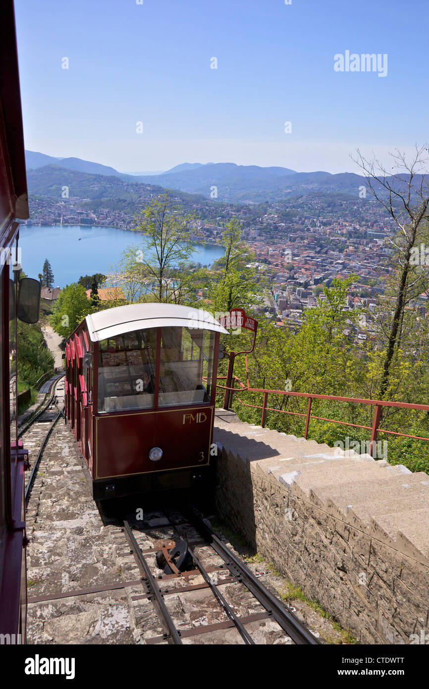 Monte brè funicular hi-res stock photography and images - Alamy