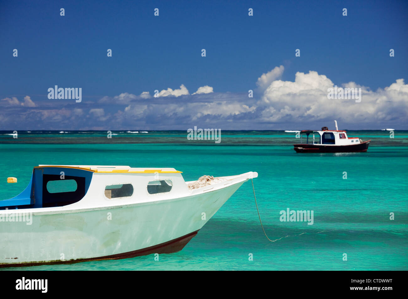 Seascape with boat hi-res stock photography and images - Alamy