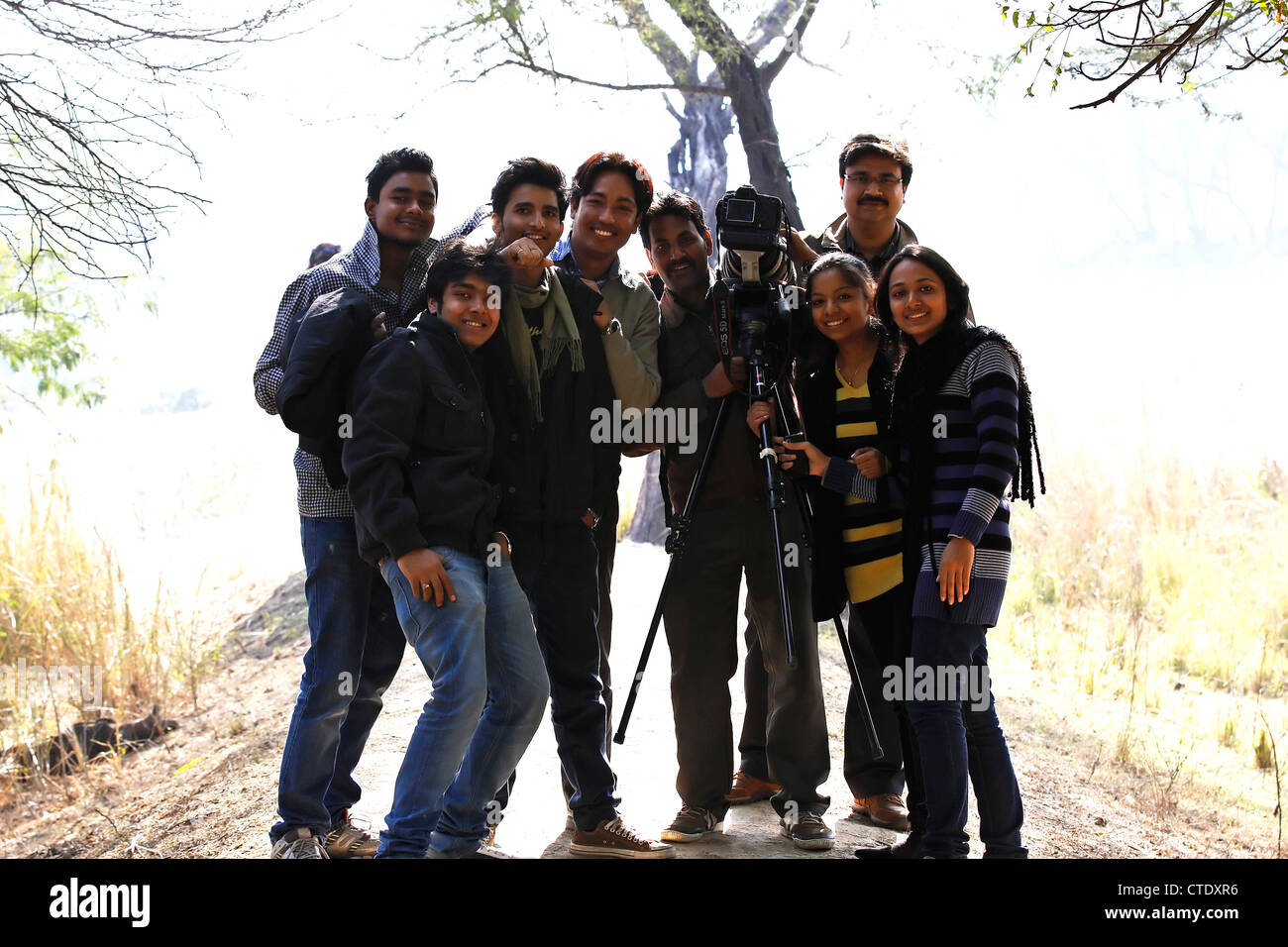 Student outdoor Trip Stock Photo - Alamy
