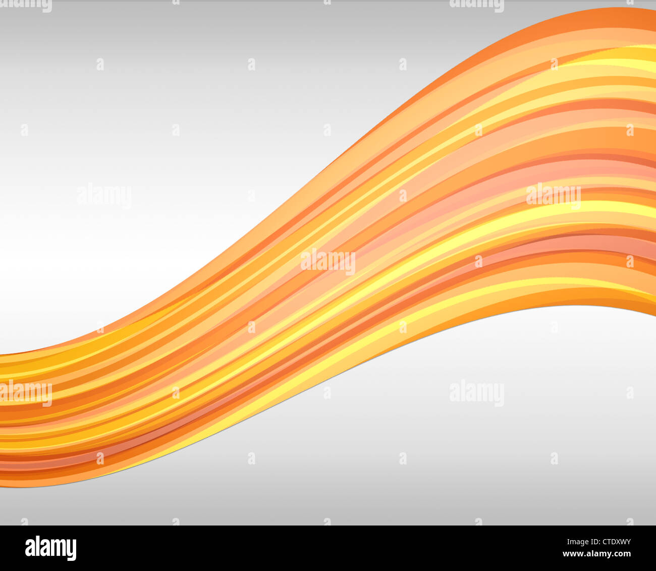 Orange wave floating Stock Photo - Alamy