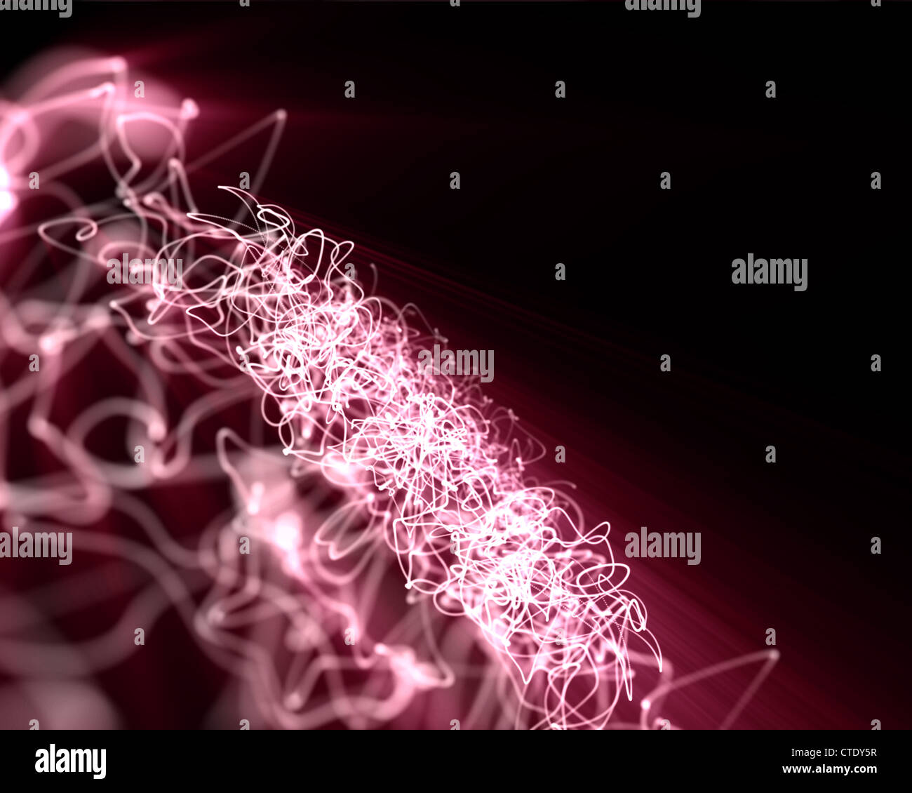 Shape of pink lightning Stock Photo - Alamy