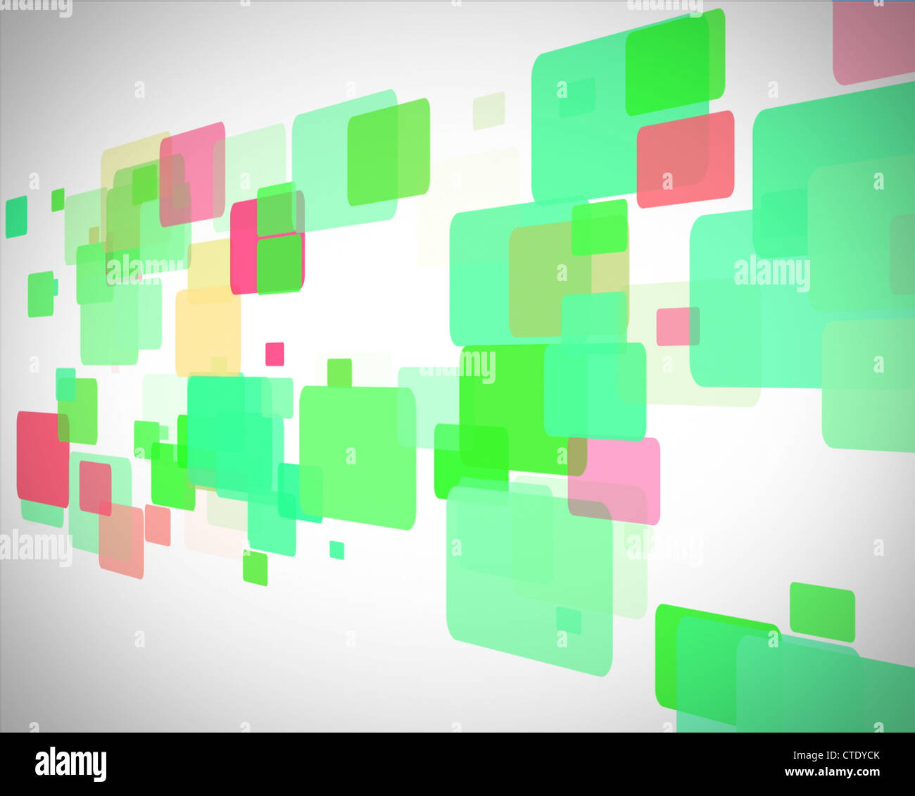 Green and red rectangles moving Stock Photo - Alamy
