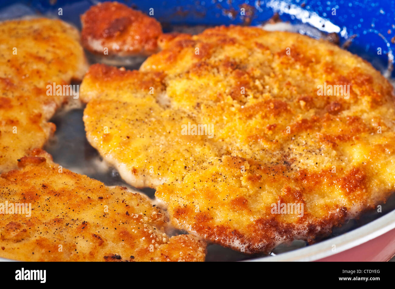 Schnitzel a typical German meat Stock Photo - Alamy