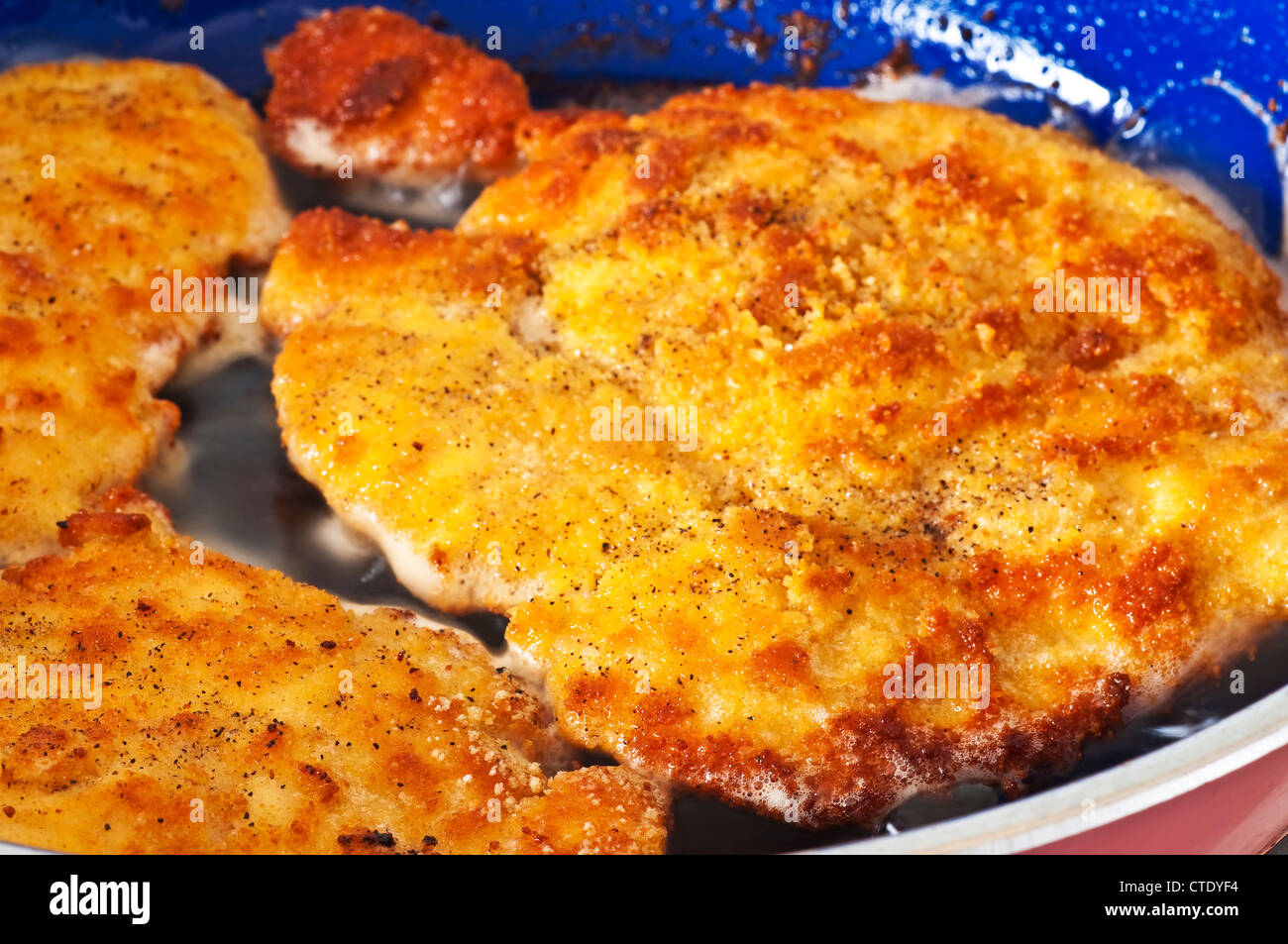 Schnitzel a typical German meat Stock Photo - Alamy