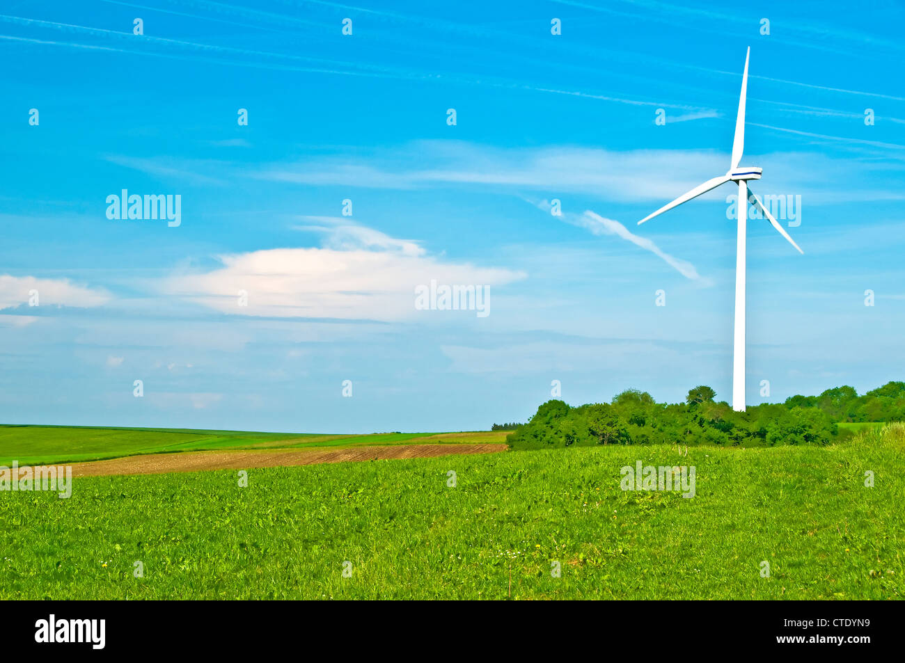 wind wheel in Germany Stock Photo - Alamy