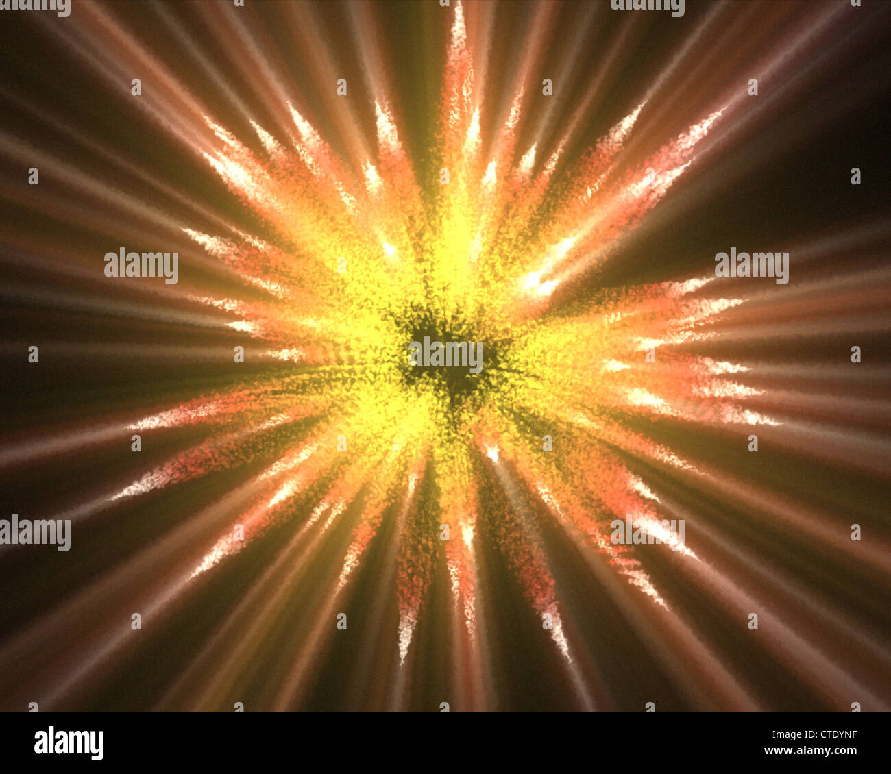 Orange lines of fluorescent ligths Stock Photo - Alamy