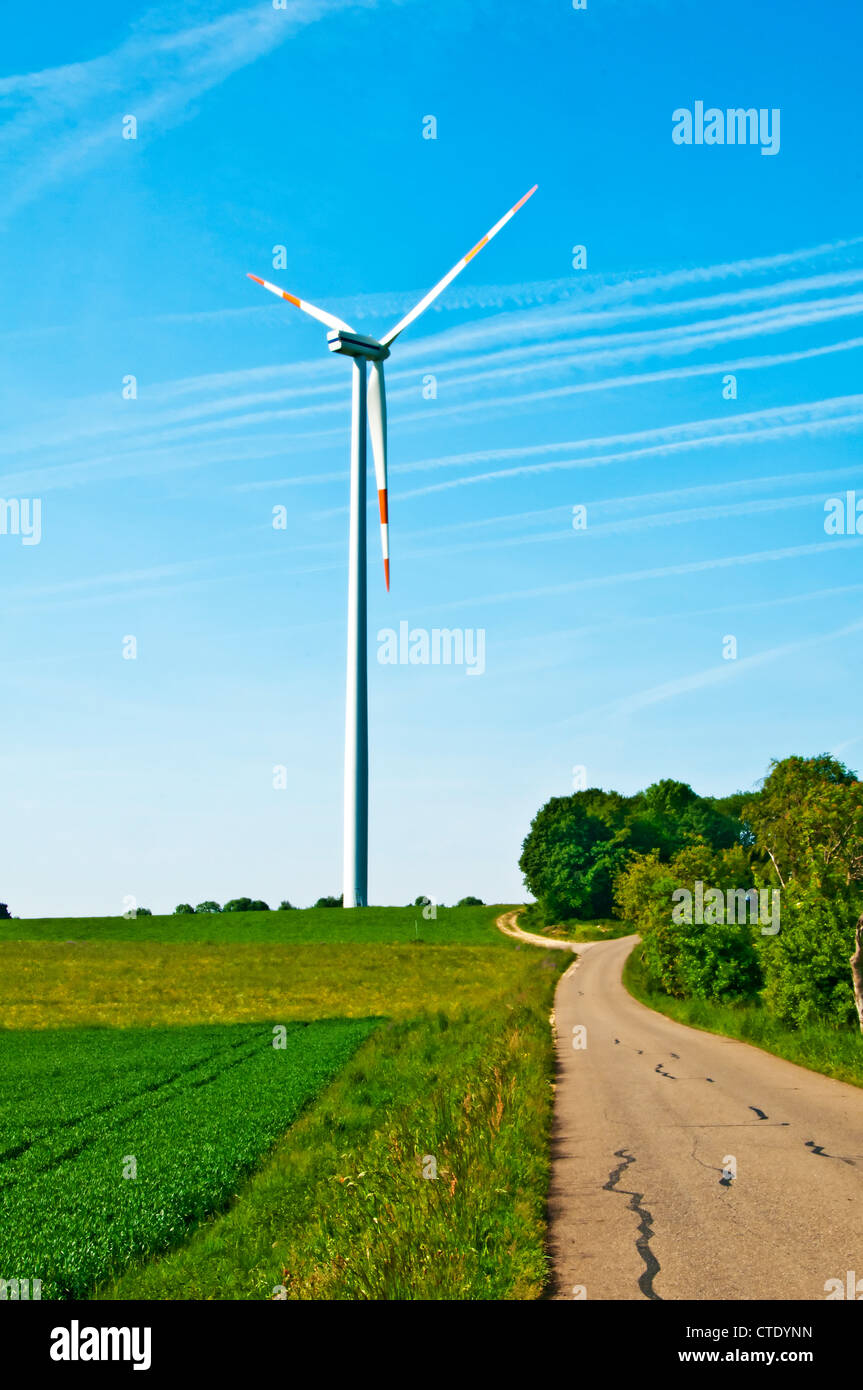 wind wheel in Germany Stock Photo - Alamy