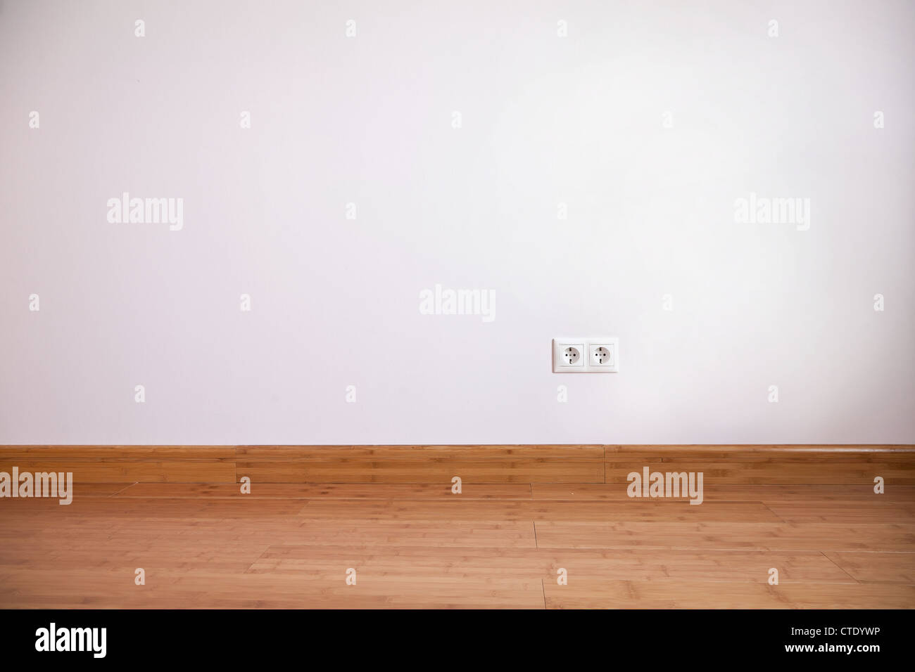 Interior wall with domestic power outlet Stock Photo - Alamy