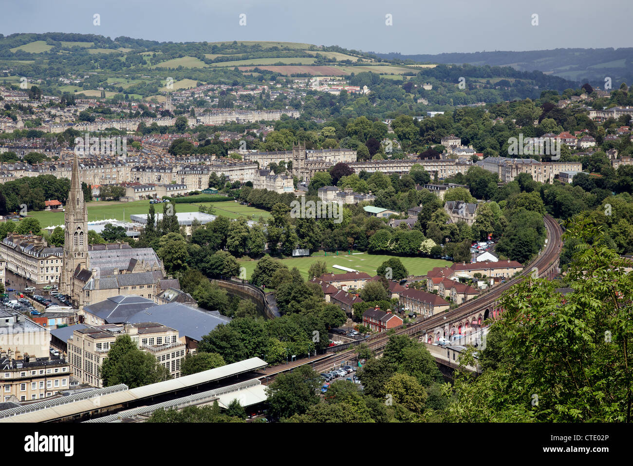 City of Bath skyline Stock Photo - Alamy