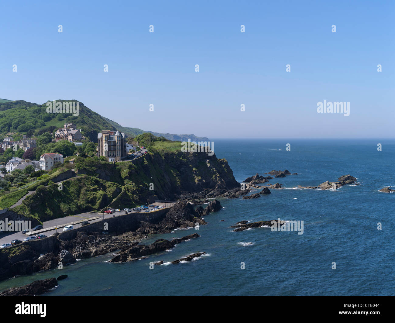 dh North Devonshire coastline ILFRACOMBE DEVON View from Capstone Hill ...