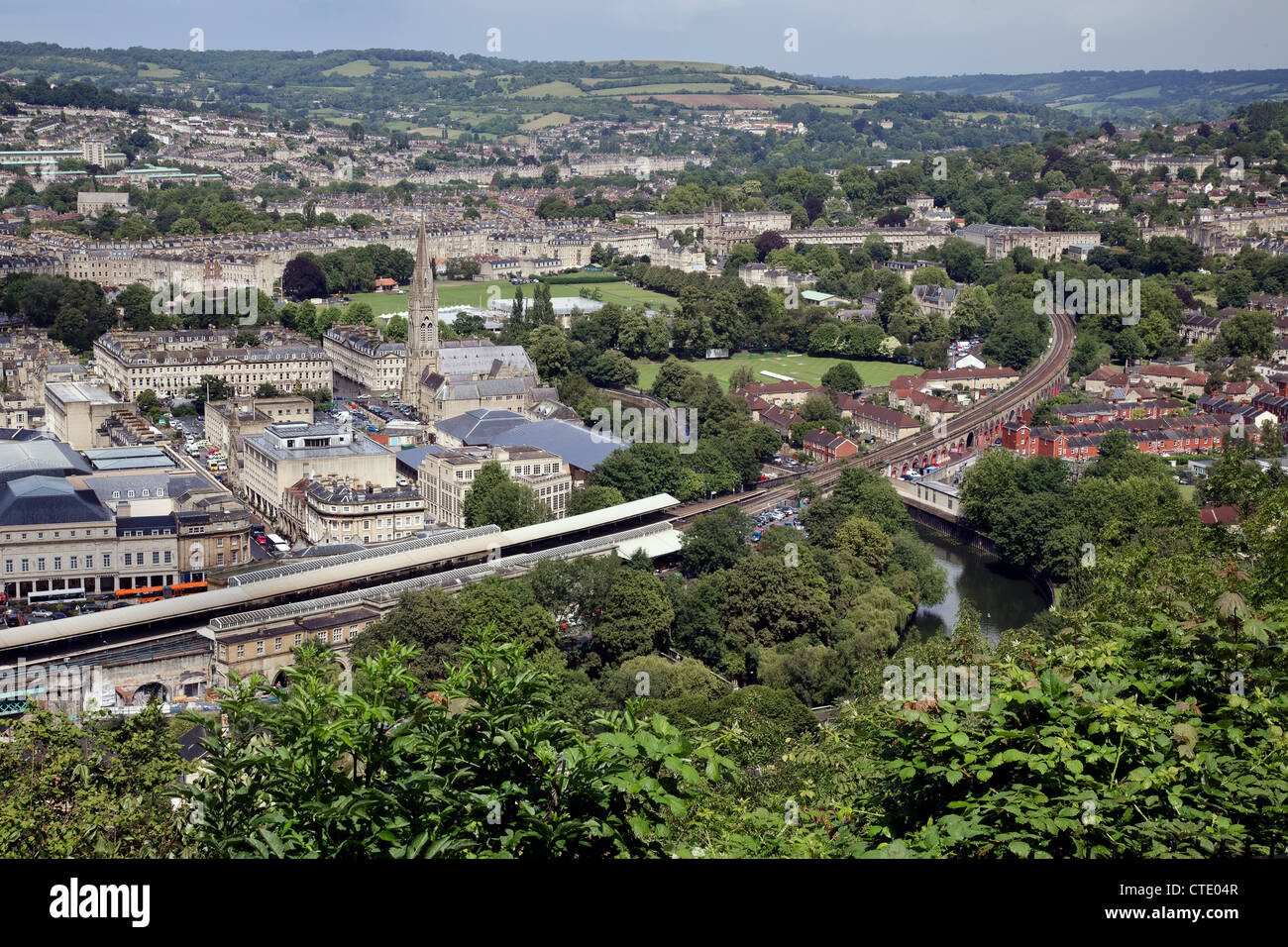 City of Bath skyline Stock Photo - Alamy